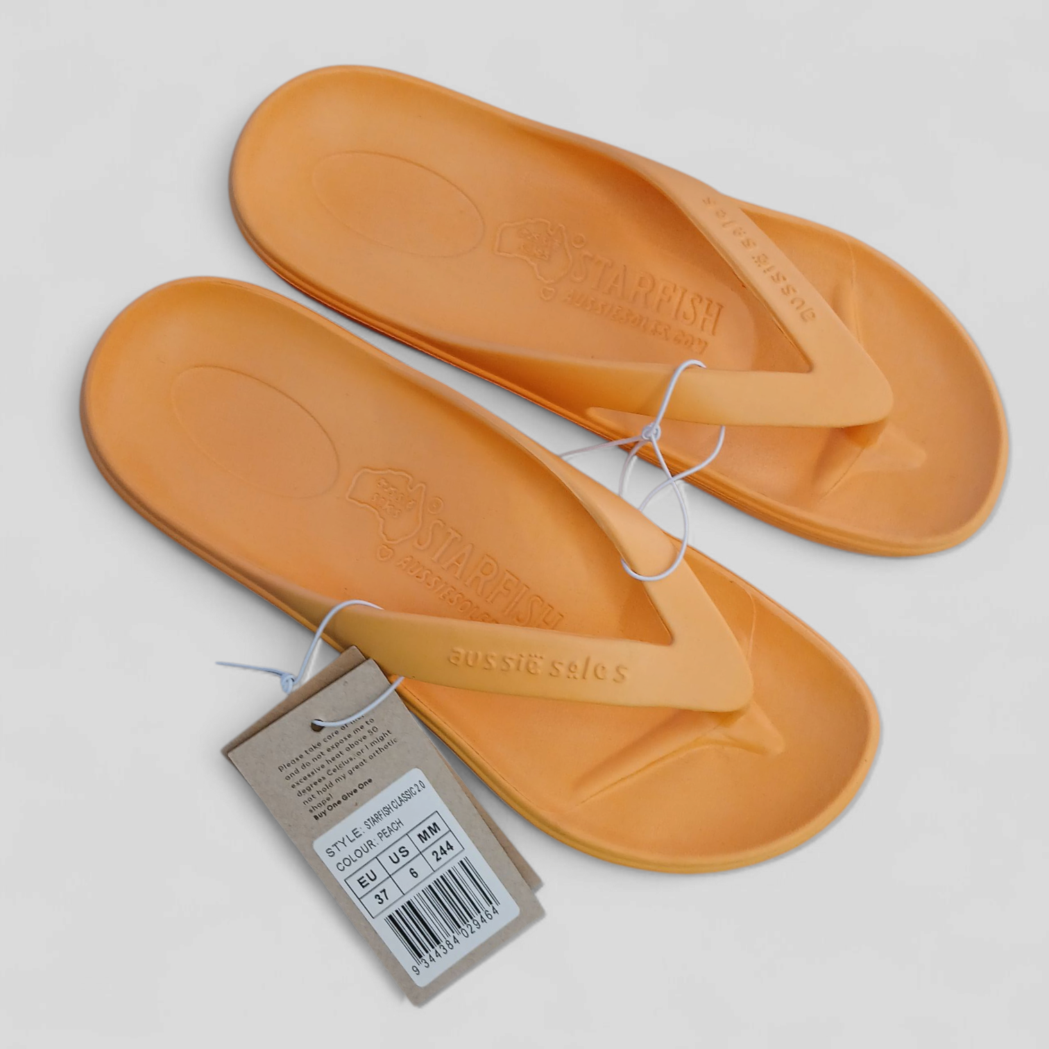 (37) AUSSIE SOLES | STARFISH | PEACH – The Outback Op Shop Australia